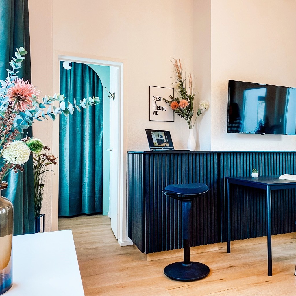 Vollmöbliertes 1,5-Zimmer Penthouse mit Ausblick auf Zeit in 55130 Mainz